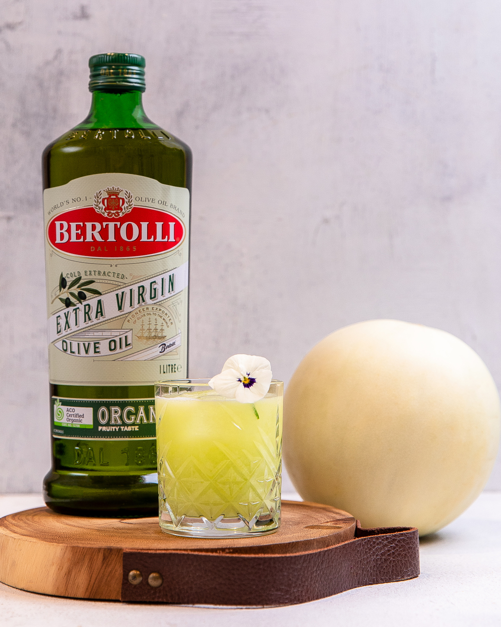Honeydew and EVOO Sour | Bertolli Olive Oil