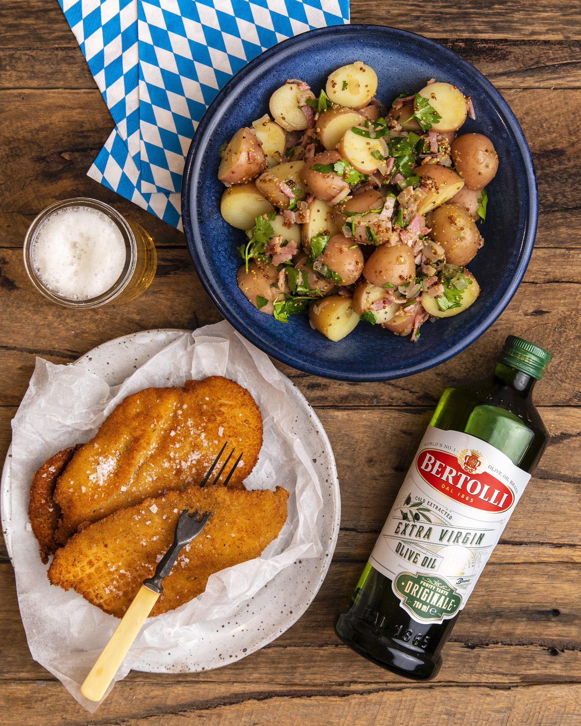 Chicken Schnitzel & German Potato Salad