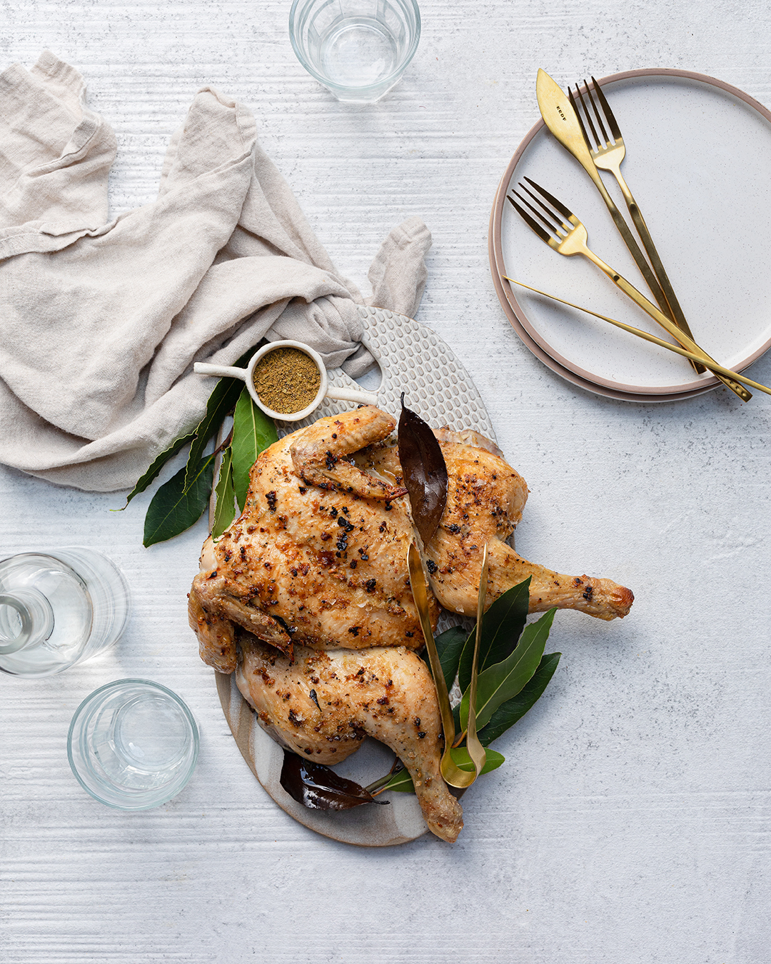 Roast Chicken with Native Herbs | Bertolli Olive Oil